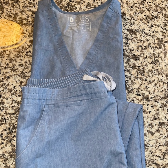 Figs | Other | Figs Heather Denim Set | Poshmark